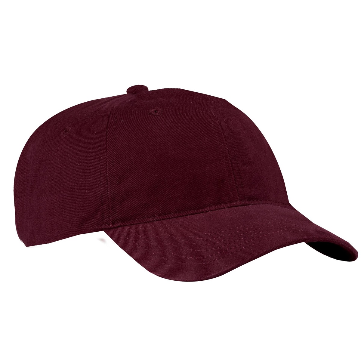 Port & Company CP77 Brushed Twill Low Profile Cap - Maroon | FullSource.com