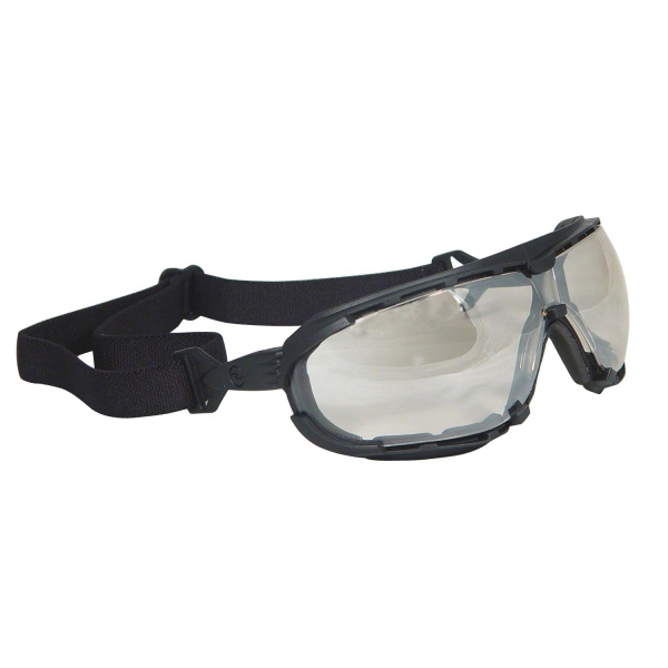 Radians Dagger Safety Glasses/Goggles - Smoke Foam Lined Frame - Indoor ...
