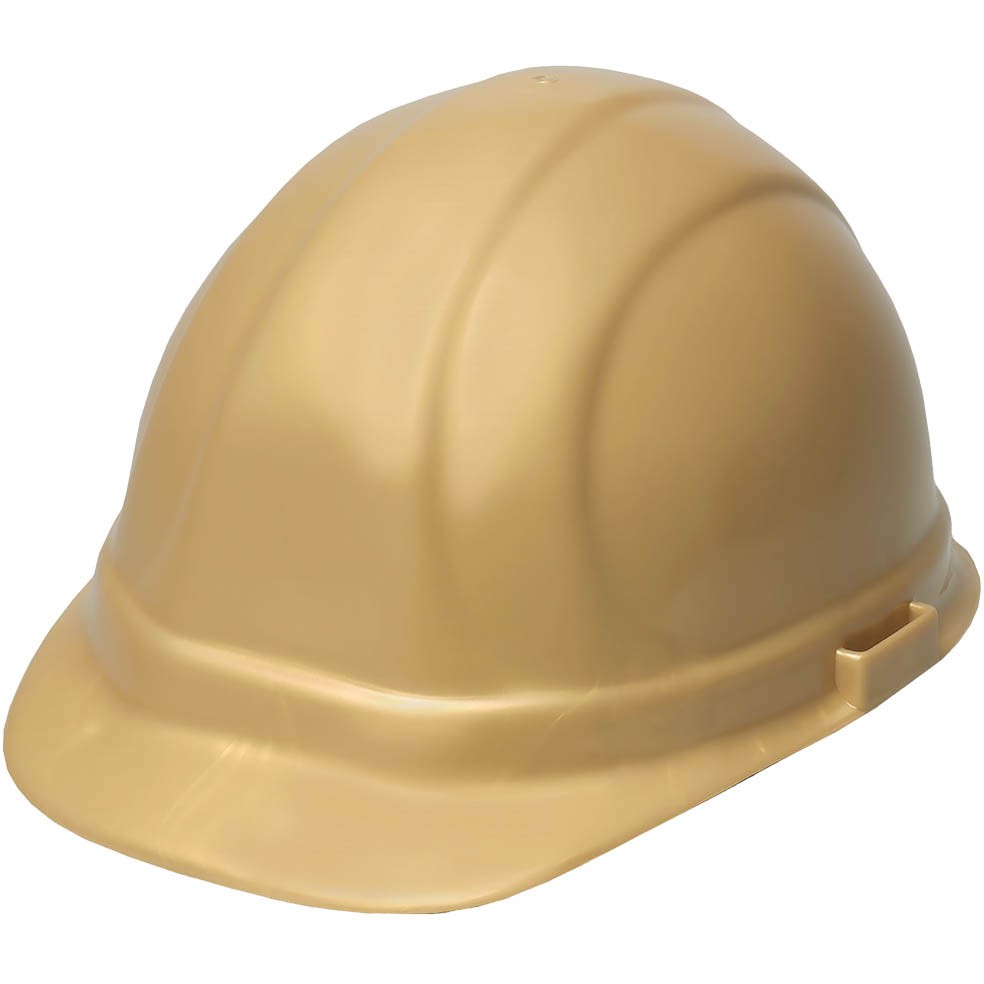 ERB 19992 Omega II Hard Hat - 6-Point Ratchet Suspension - Gold ...