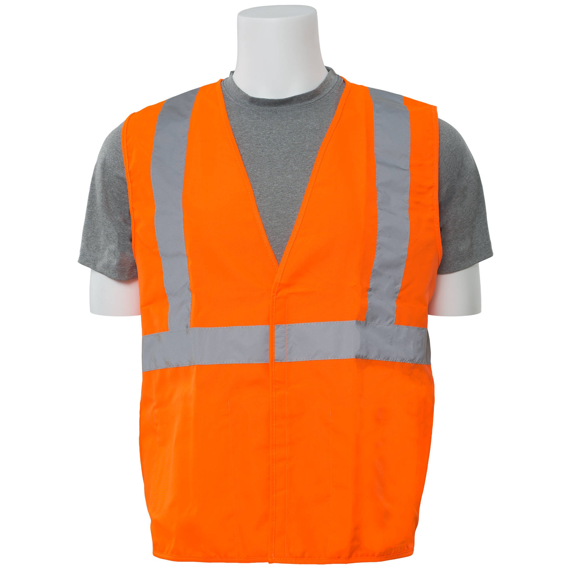 ERB S388 Class 2 Solid Economy Safety Vest - Orange | FullSource.com