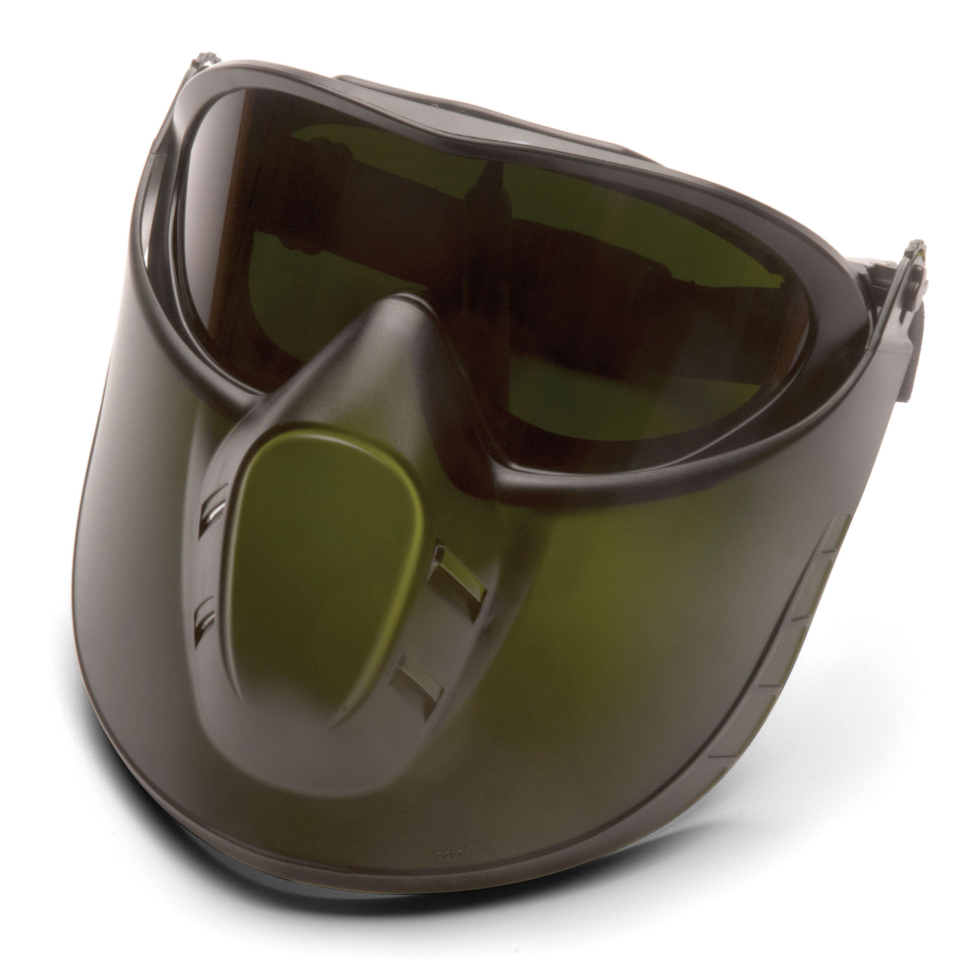 Pyramex Capstone Shield Goggles - Removable Face Shield - 5.0 IR Filter ...