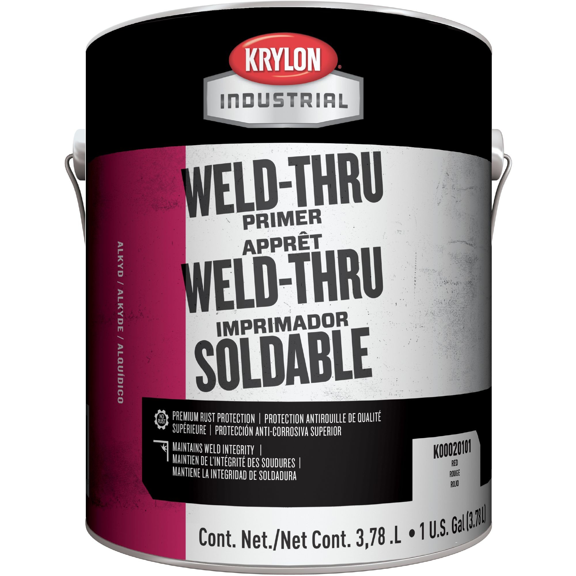 Krylon K00020101-16 Weld-Thru Primer - Red Oxide | FullSource.com