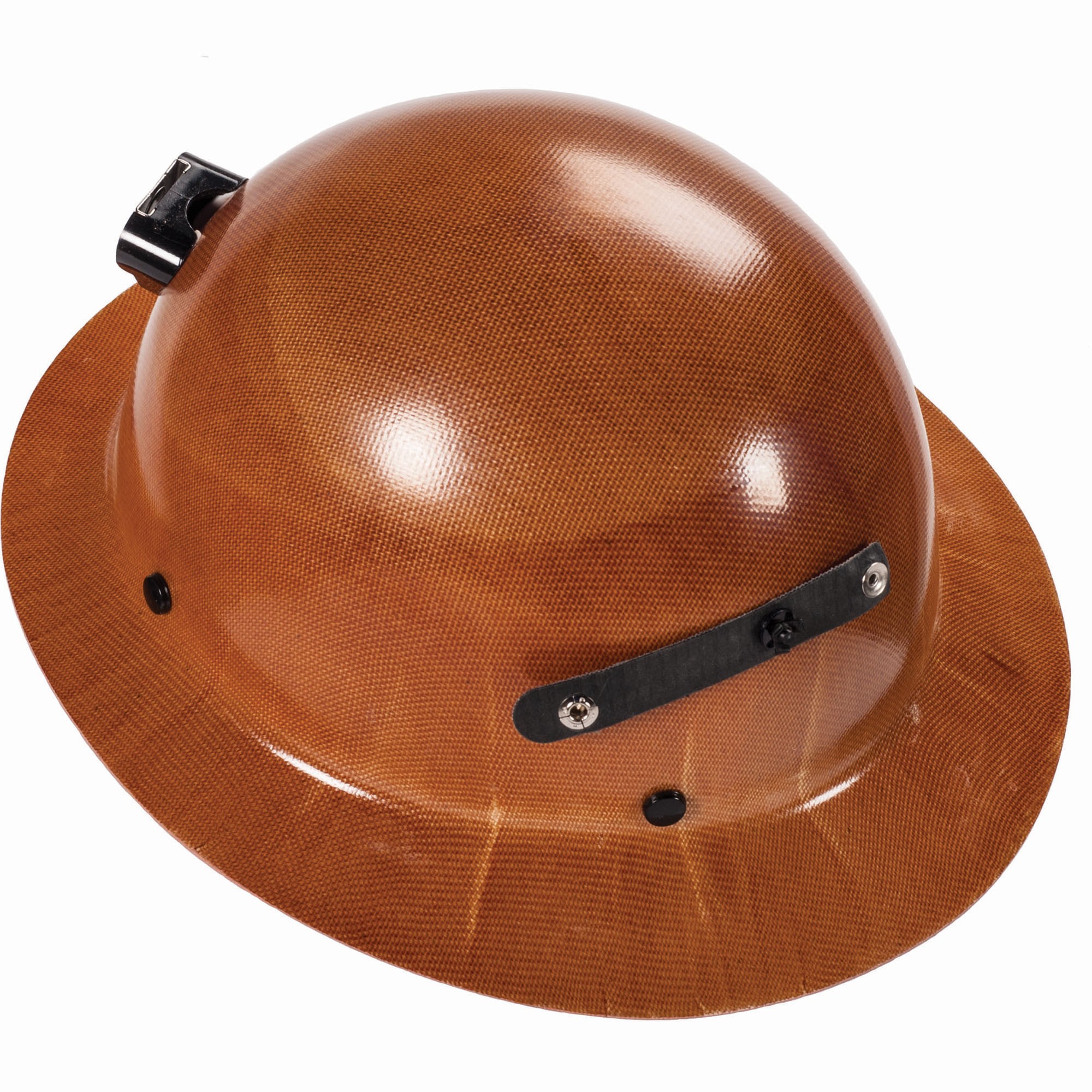 MSA 460389 Skullgard Full Brim Hard Hat W Lamp Bracket Staz On