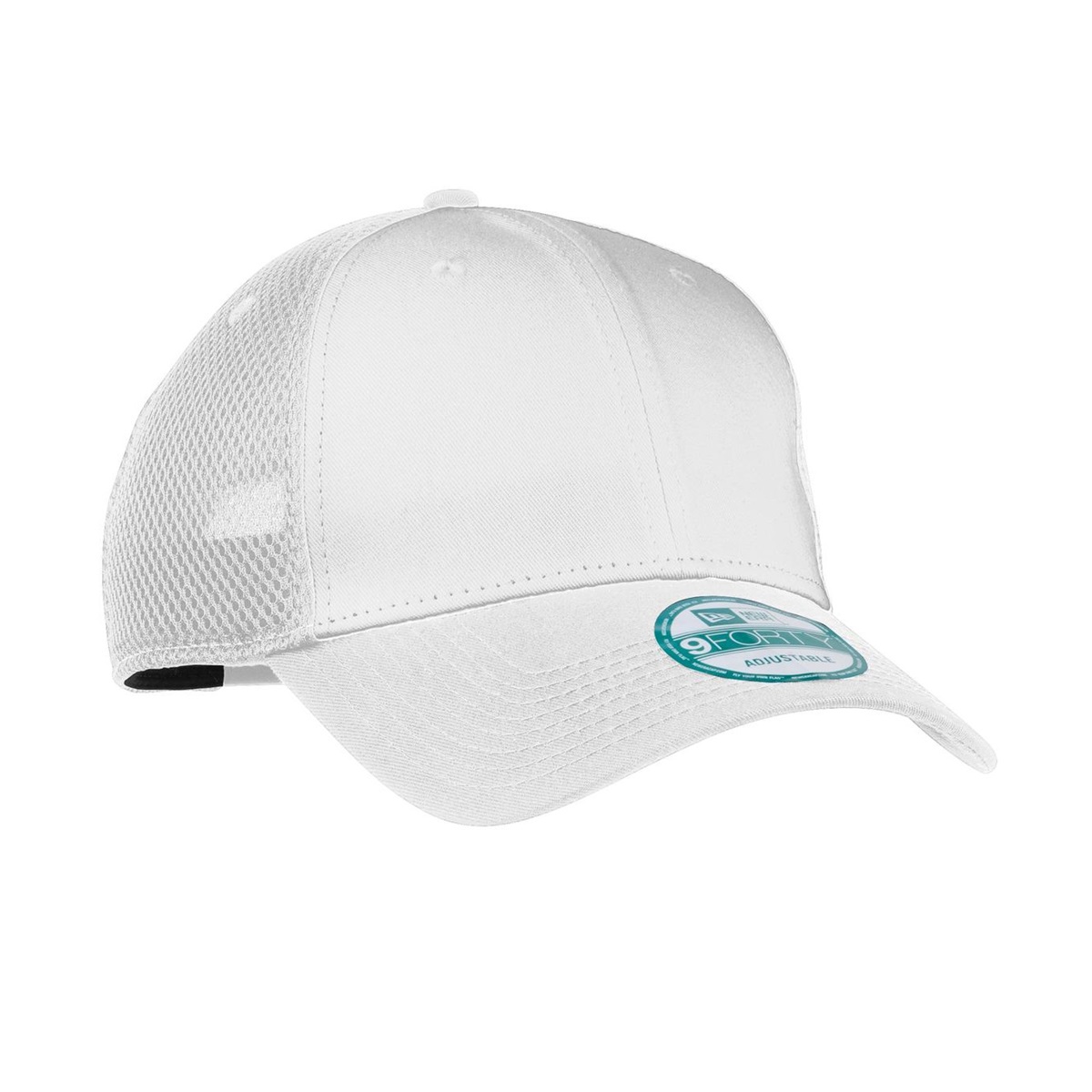 New Era NE204 Snapback Contrast Front Mesh Cap - White/White ...