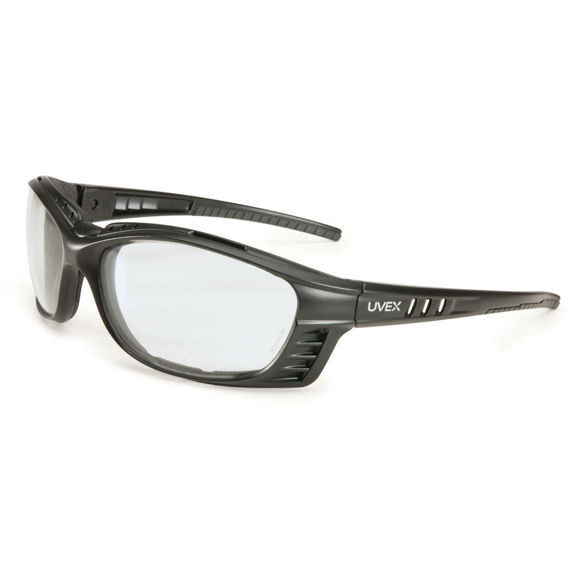 Uvex S2600HS Livewire Safety Glasses - Black Frame - Clear HydroShield ...