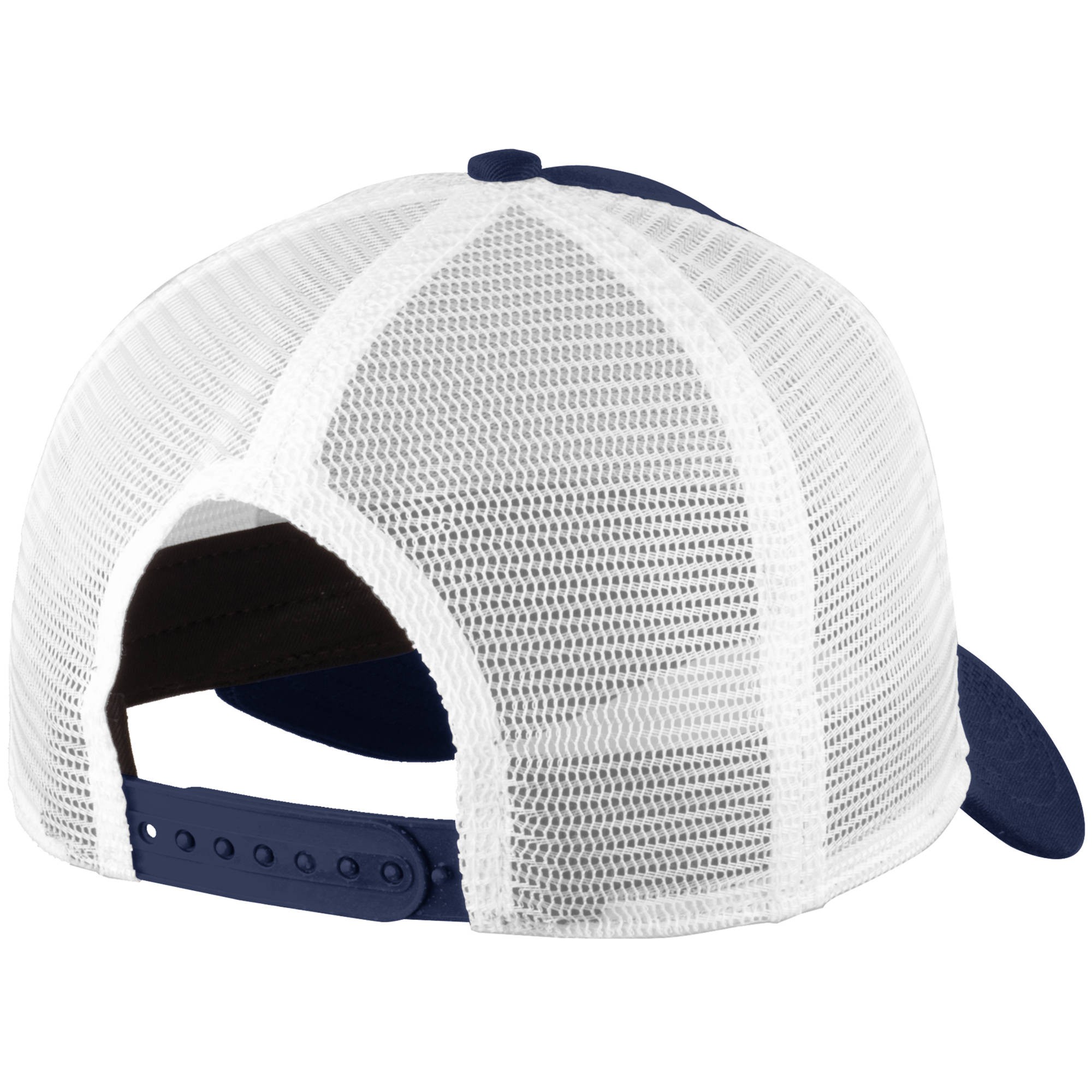 New Era NE205 Snapback Trucker Cap - Deep Navy/White | FullSource.com