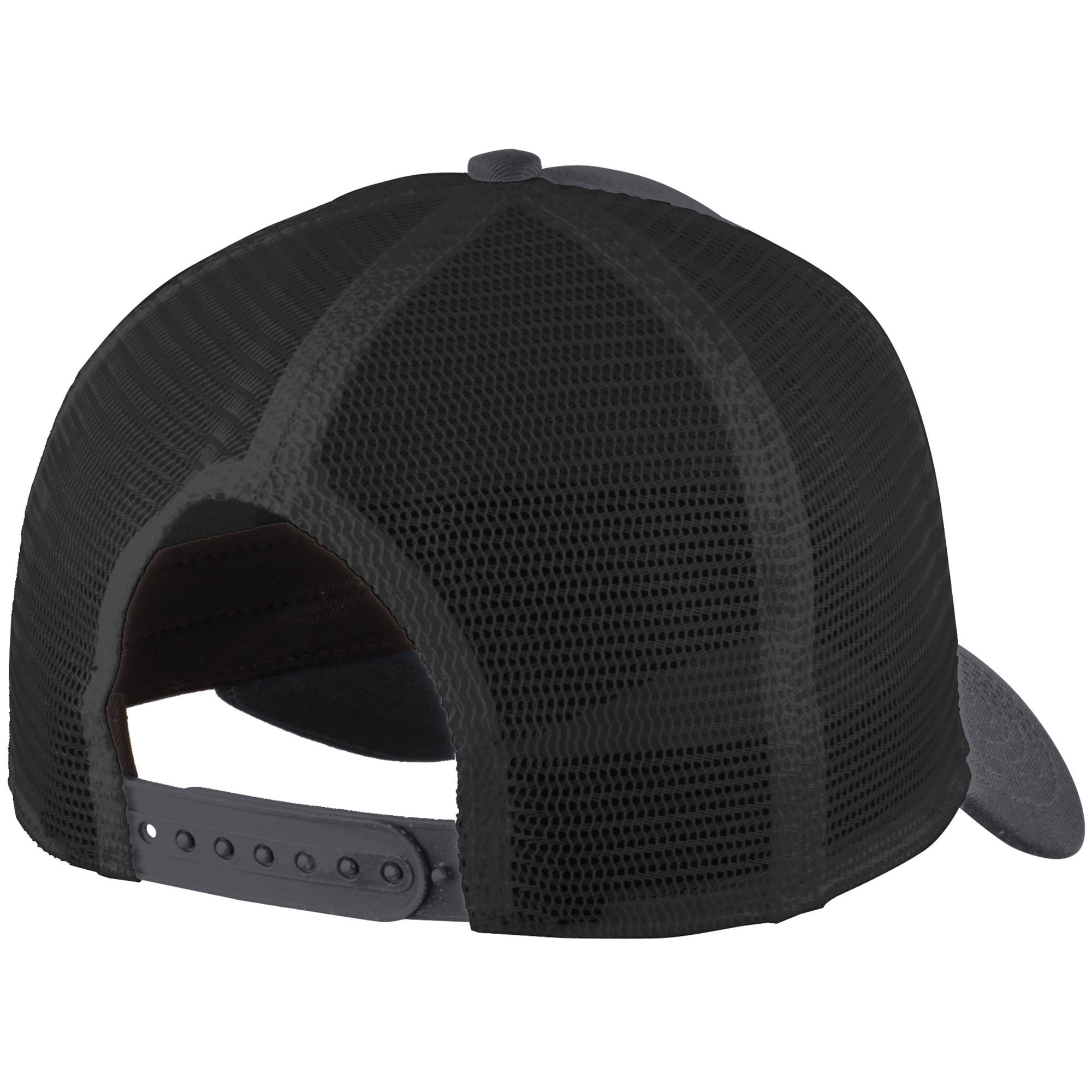 New Era NE205 Snapback Trucker Cap - Graphite/Black | FullSource.com