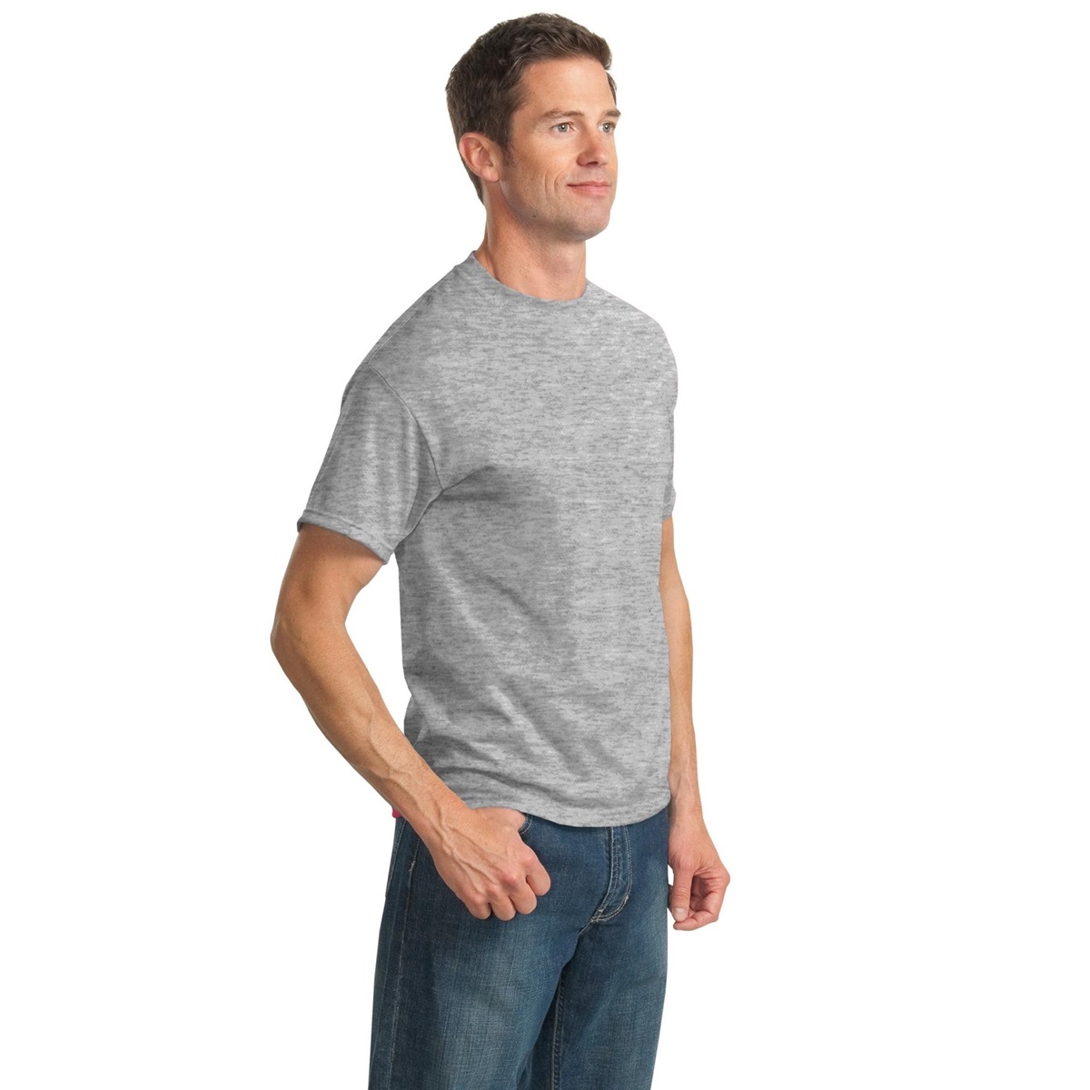 Port & Company PC55 50/50 Cotton/Poly T-Shirt - Ash | FullSource.com
