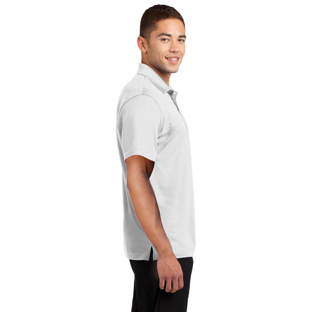 Sport-Tek ST650 Micropique Sport-Wick Polo - White | FullSource.com