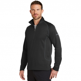 Eddie Bauer EB236 Men's 1/2-Zip Base Layer Fleece - Black | FullSource.com