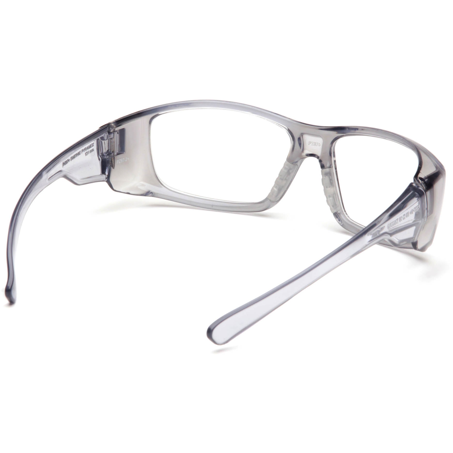 Pyramex Emerge Safety Glasses - Gray Frame - Clear Full Reader Lens ...