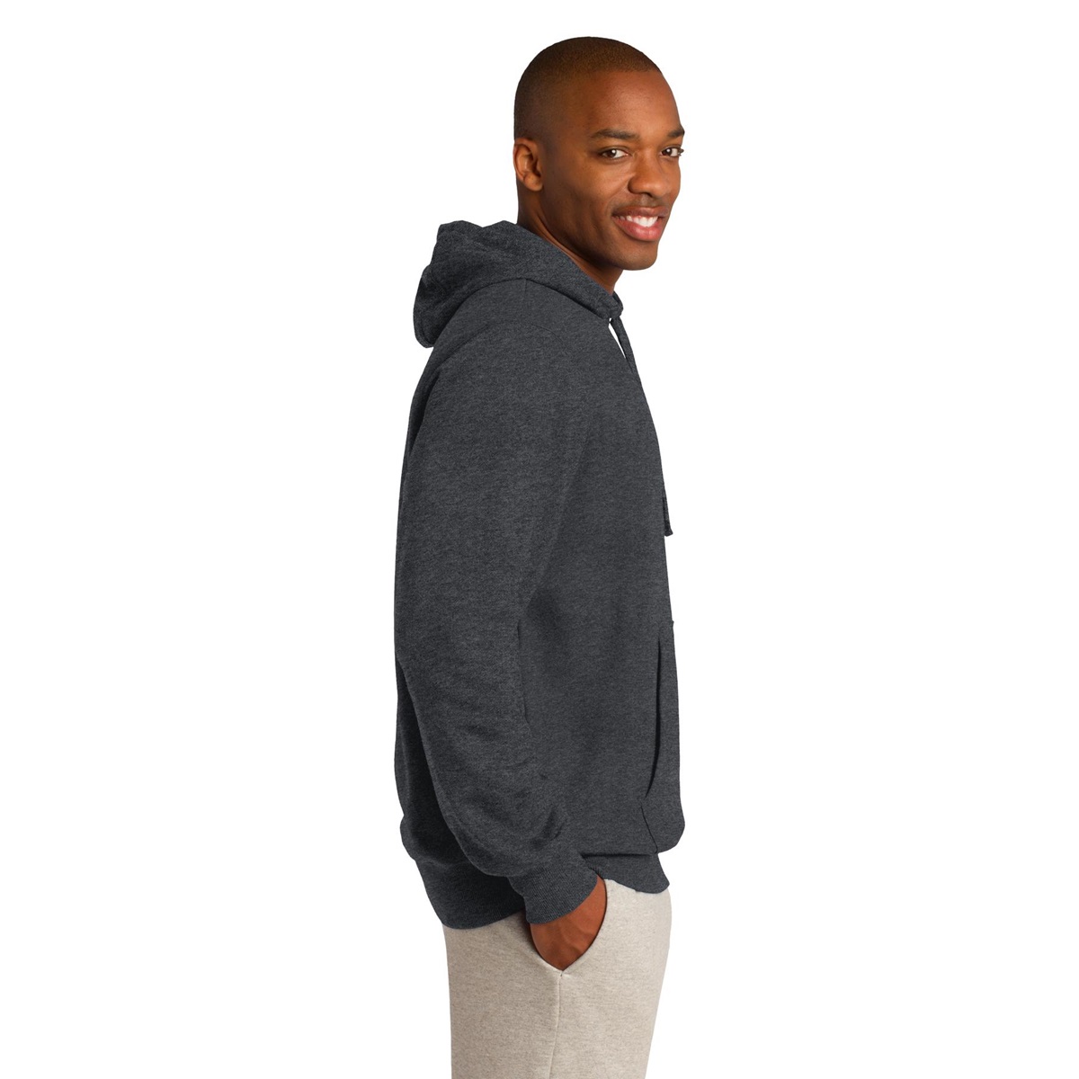 Sport-Tek ST254 Pullover Hooded Sweatshirt - Graphite Heather ...