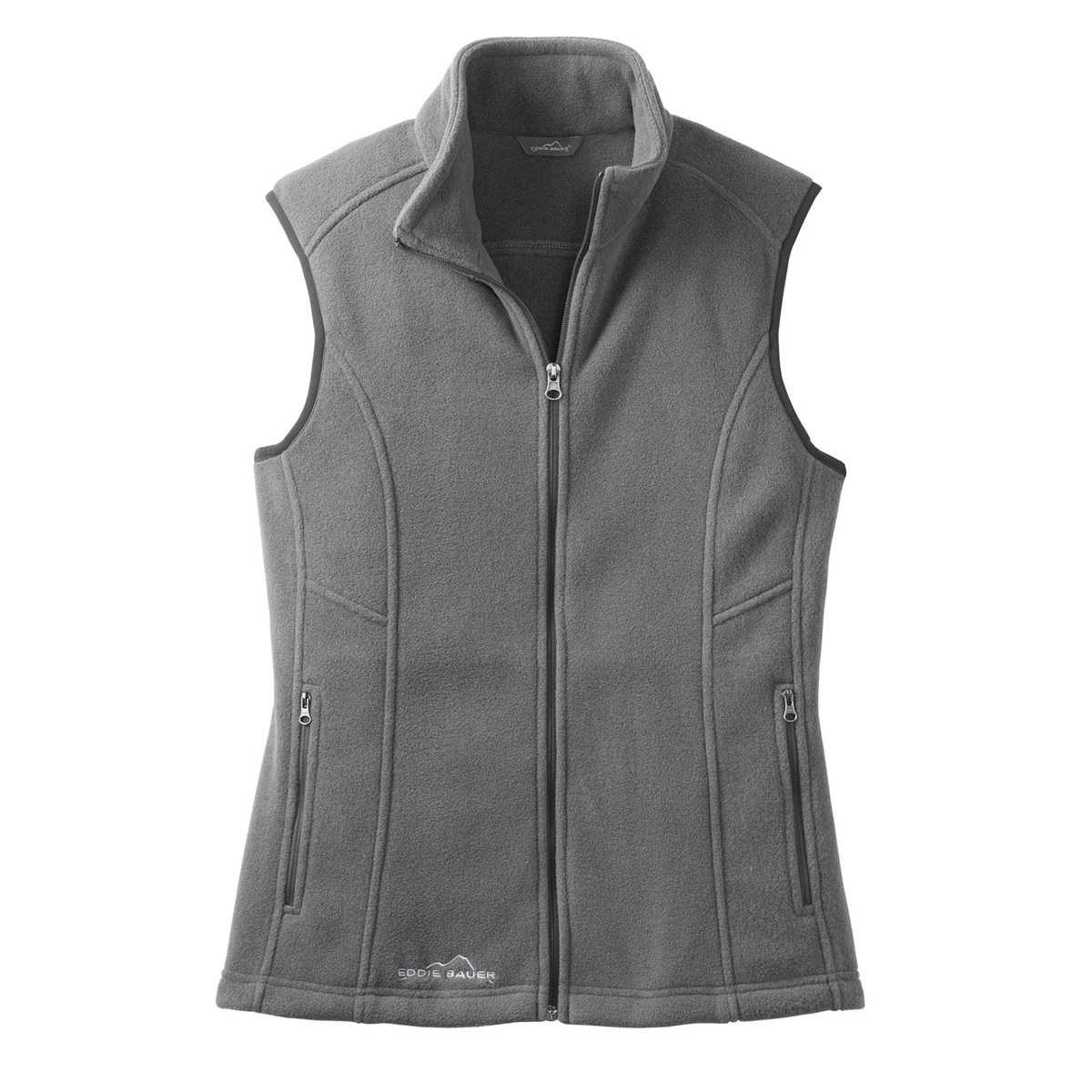 Eddie Bauer EB205 Ladies Fleece Vest - Grey Steel | FullSource.com