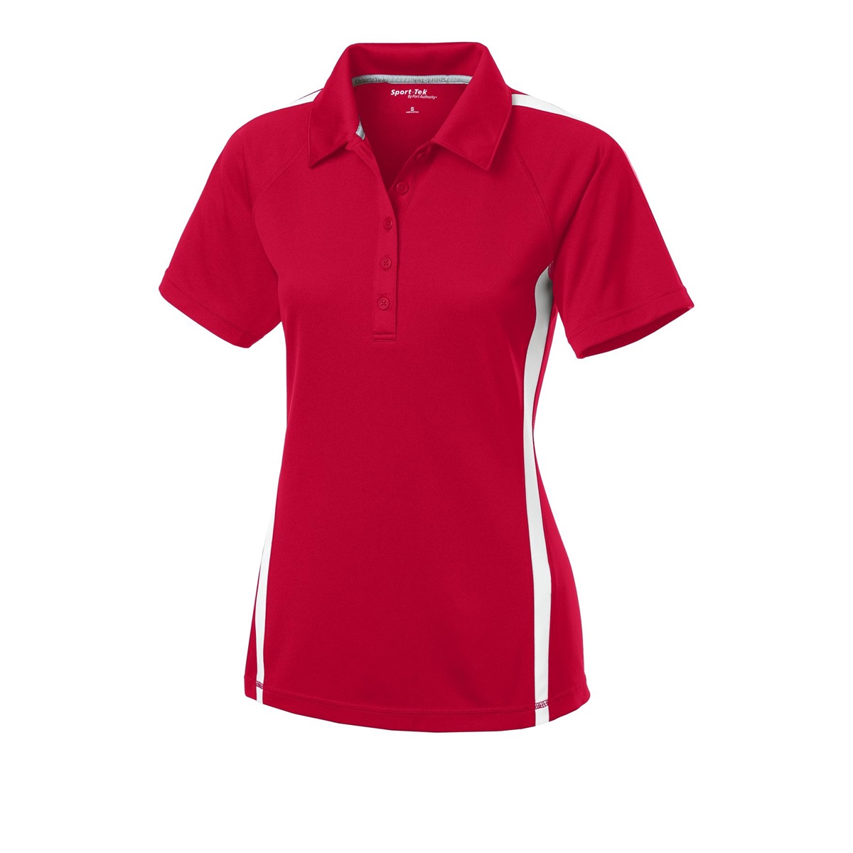 Sport-Tek LST685 Ladies PosiCharge Micro-Mesh Colorblock Polo Shirt ...
